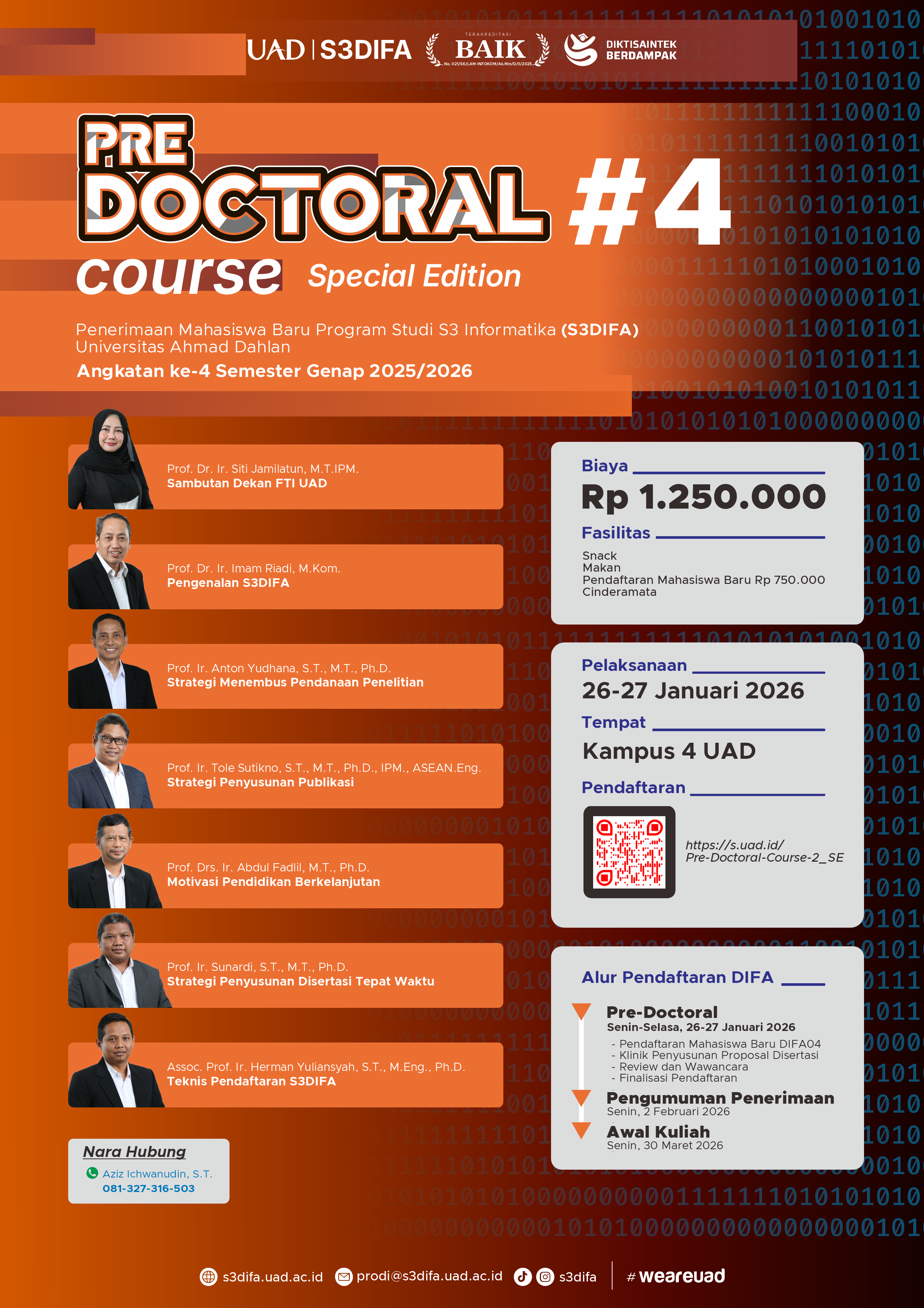 Prospectus Informatics Doctoral Program - Program Studi Informatika Program Doktor (S3DIFA)