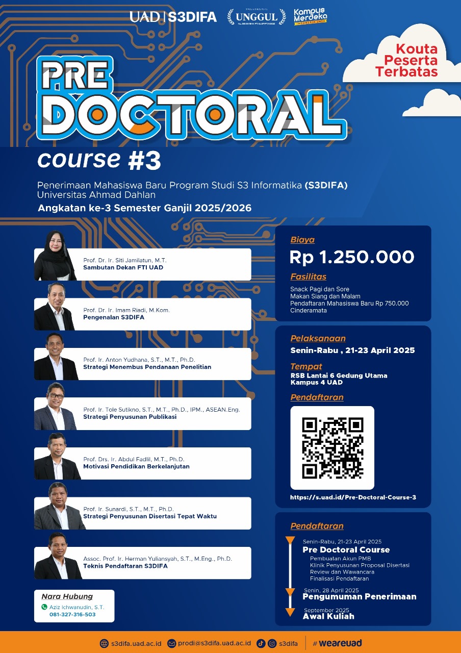 Prospectus Informatics Doctoral Program - Program Studi Informatika Program Doktor (S3DIFA)
