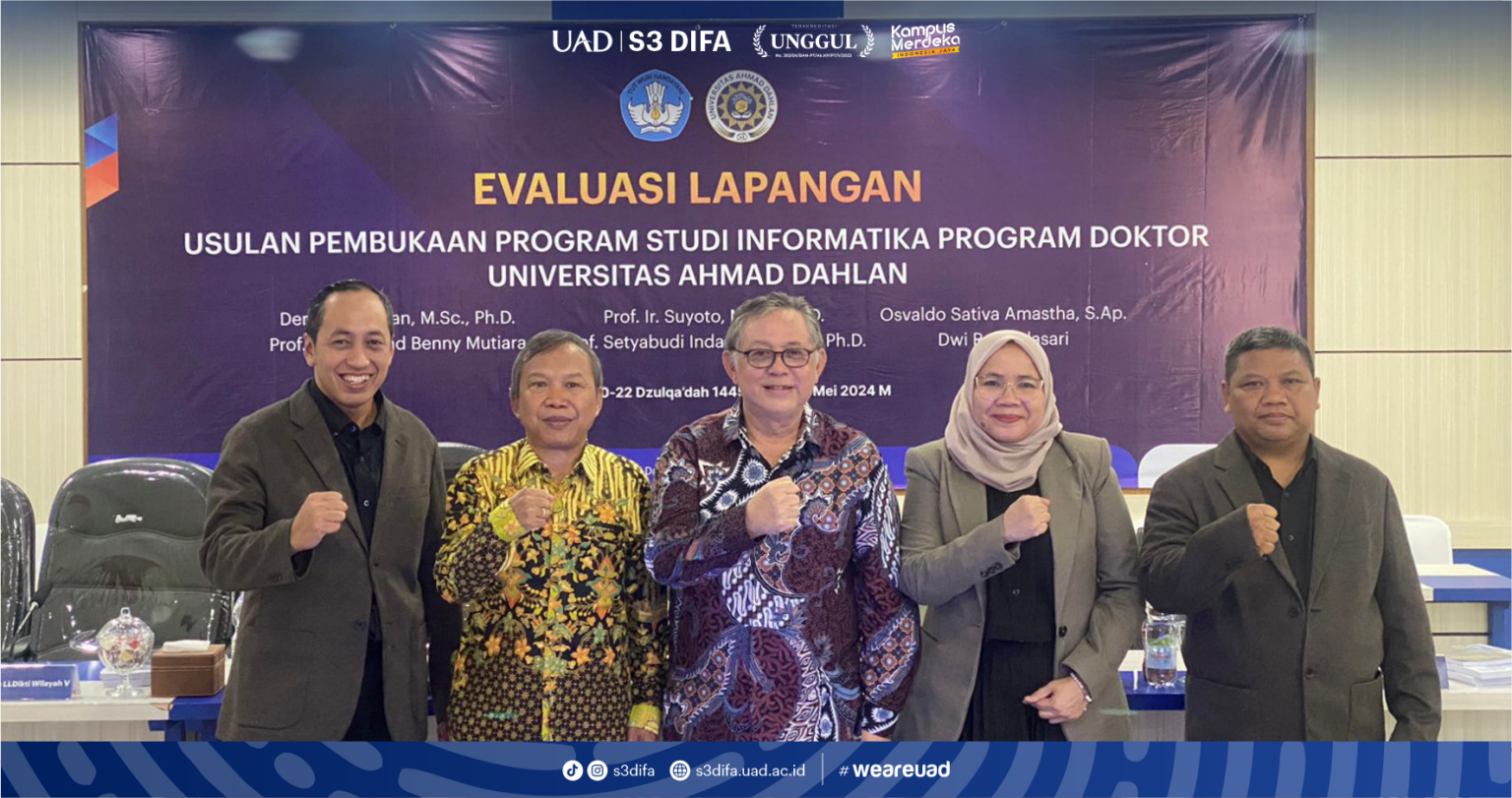 Evaluasi Lapangan Pembukaan Program Studi Doktor Informatika (S3 DIFA) - Program Studi ...